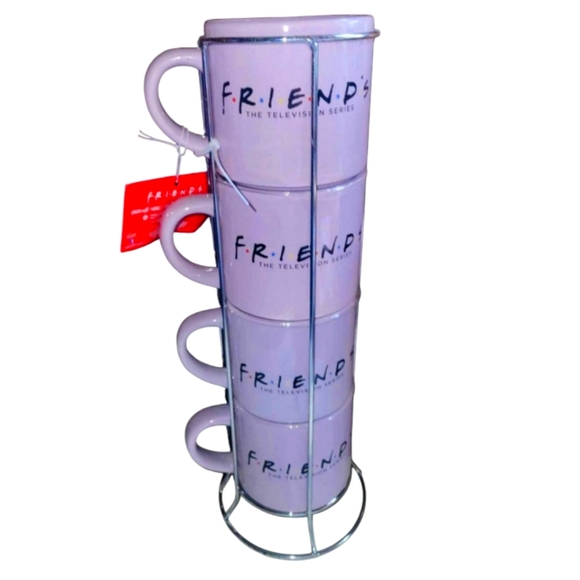Dining | Set Of 4 Friends Mugs With Stand | Poshmark